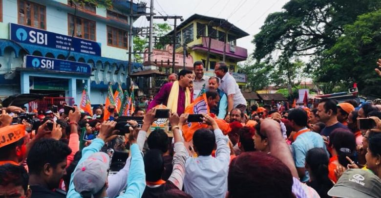 BJP takes out victory rally at Karimganj with Kripanath Mallah – Way2Barak