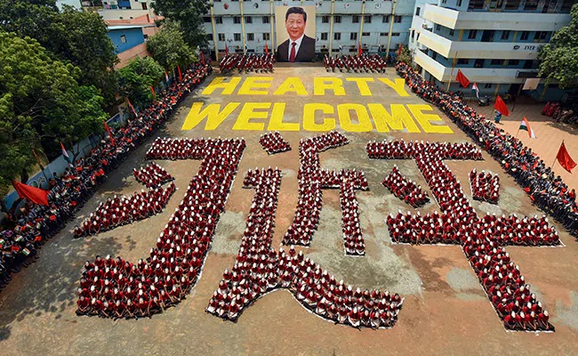 Chinese President Xi Jinping gets a grand welcome in Chennai – Way2Barak