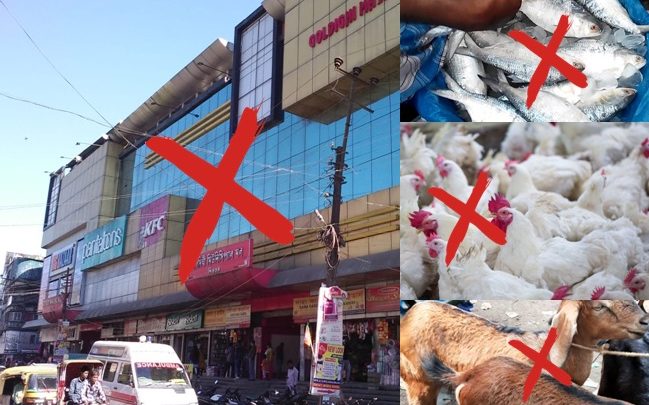 All shopping malls to be closed & also sale of fish & meat prohibited ...