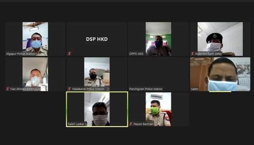 Hailakandi police starts virtual meeting with OCs to tackle COVID-19 ...