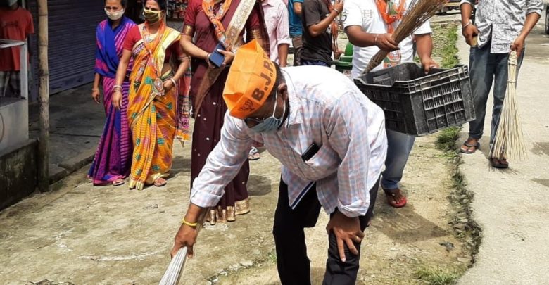 Parimal Suklabaidya takes part in BJPs ‘Seva Sapath’ – Way2Barak