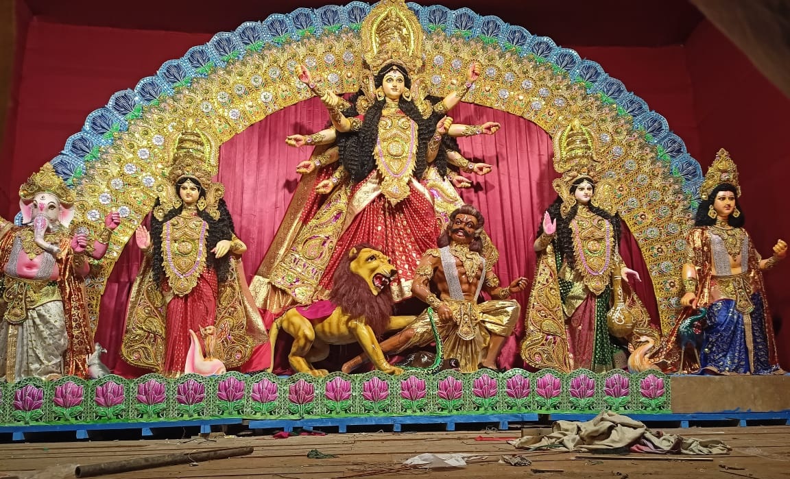 Glimpses of some of the Durga Puja pandals of Silchar through the lens ...