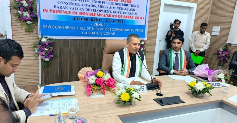 Minister Rai in first review meeting, sets development goals – Way2Barak